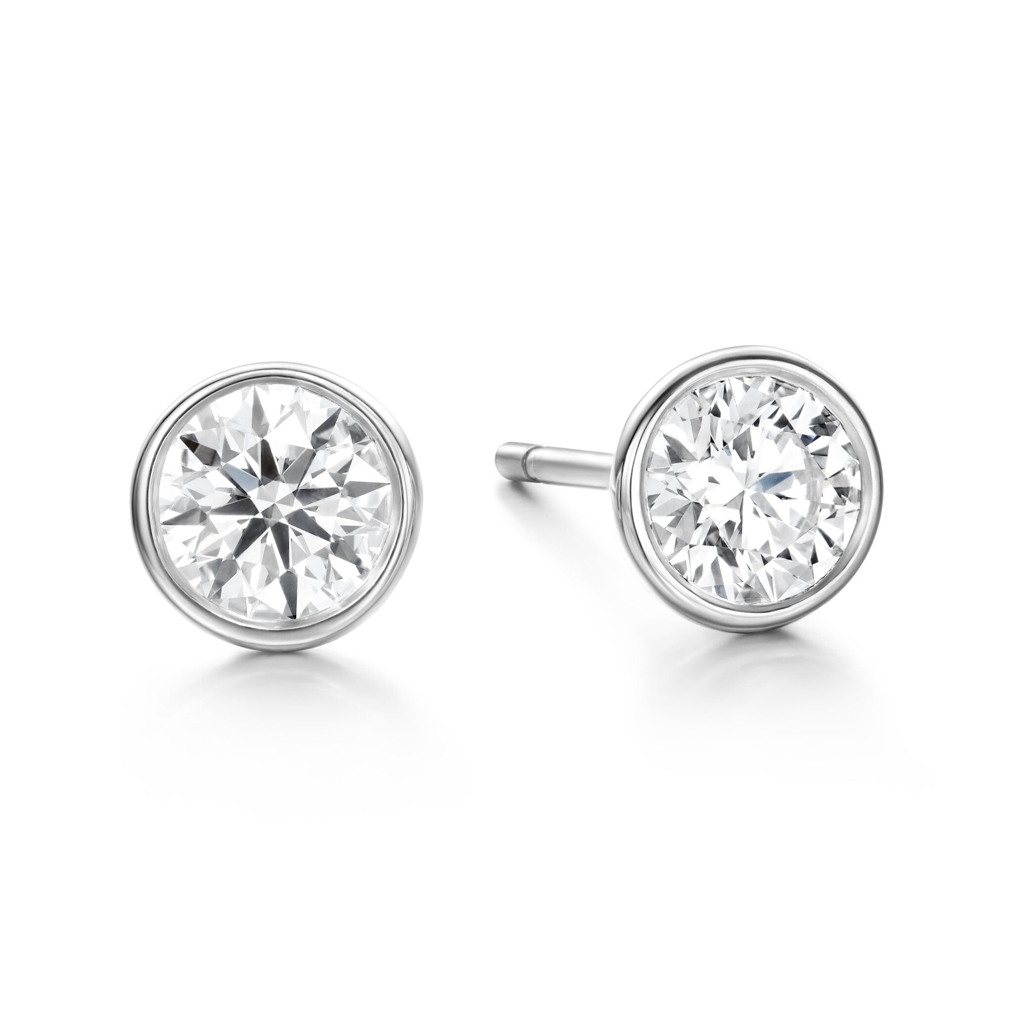 HOF Classic Bezel Studs - Vardy's Jewelers Bay Area