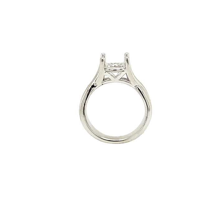Platinum Twist Solitaire Setting (470-00080) - Vardy's Jewelers