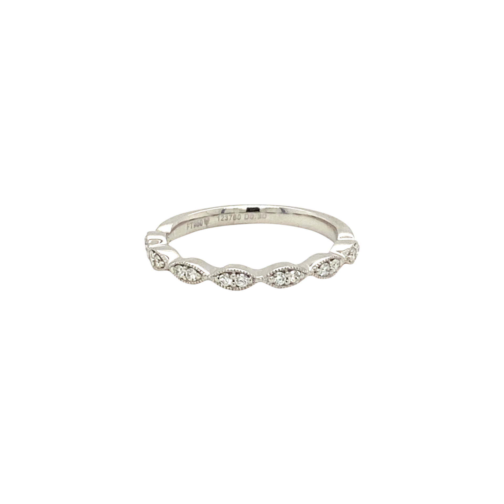 Platinum Filigree Wedding Set - Vardy's Jewelers Bay Area