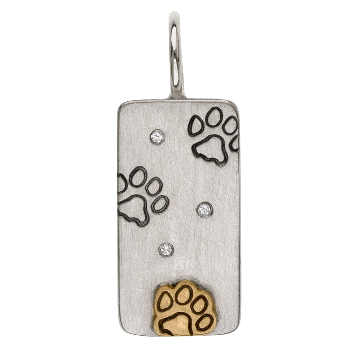 Paw Print ID Tag - Vardy's Jewelers Bay Area