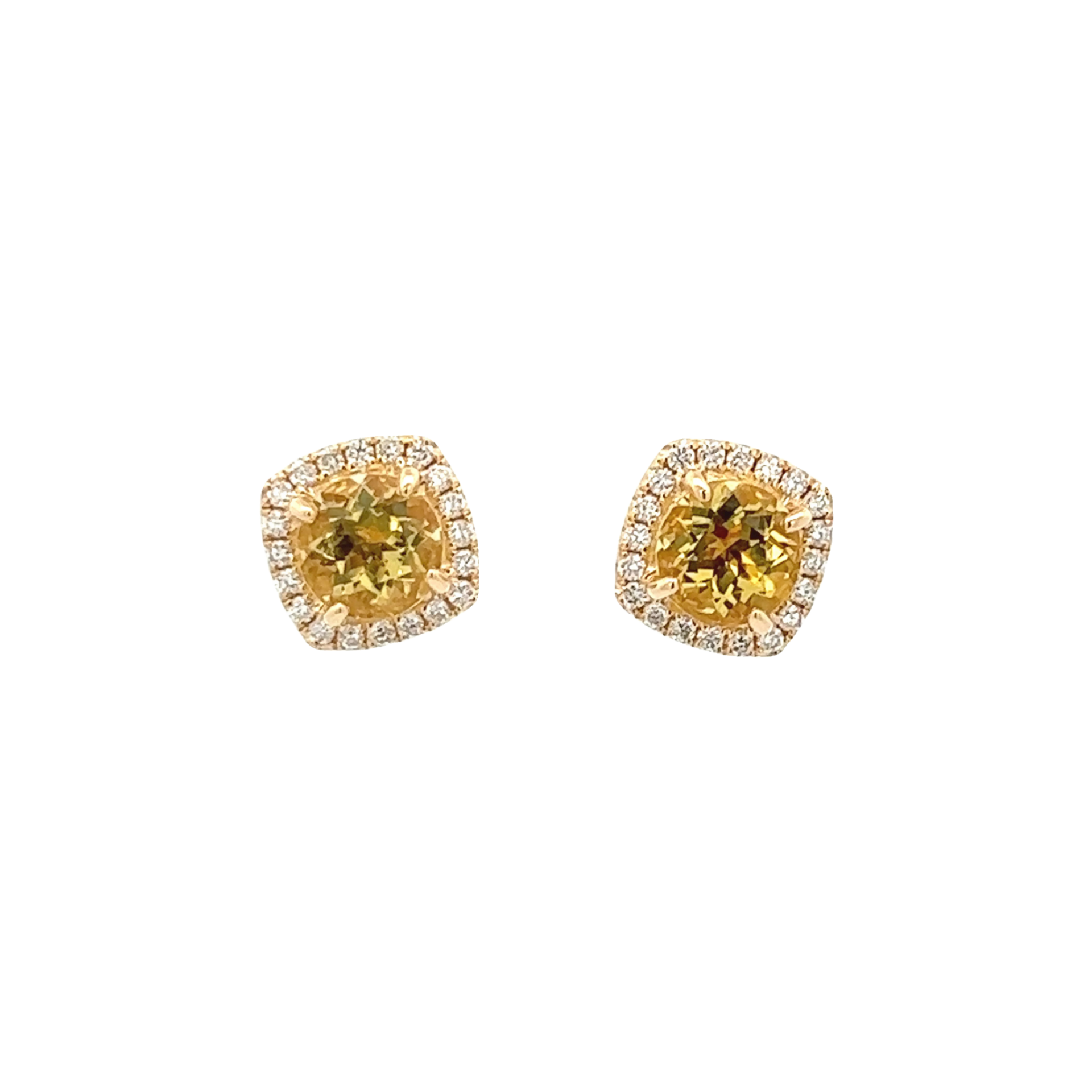 Gold Yellow Beryl Earrings - Vardy's Jewelers Bay Area