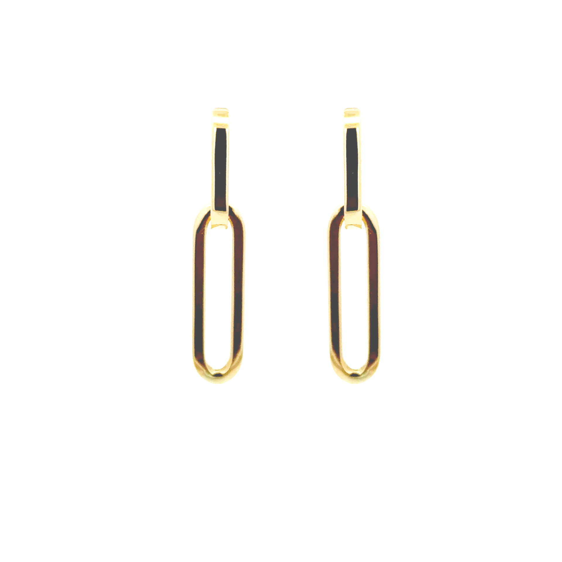 Trendy Versatile Paperclip Hoops - Vardy's Jewelers Bay Area